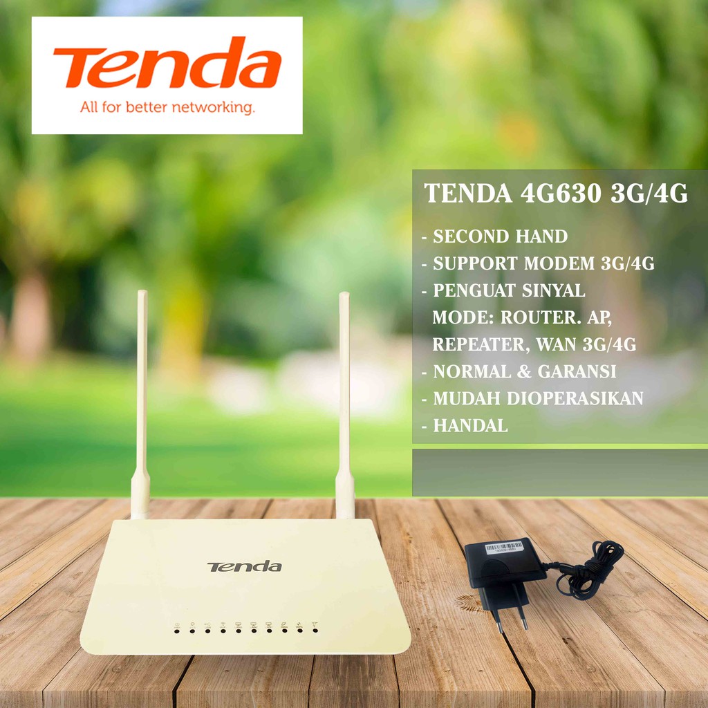 Jual Tenda 4g630 4g 3g Wireless N300 Router Extender Access Point Wifi