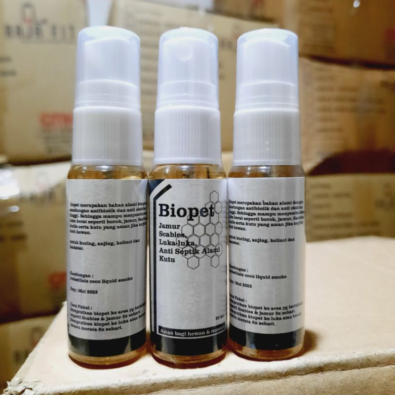 Jual BIOPET / obat jamur / scabies / luka / kutu hewan / aman bagi ...