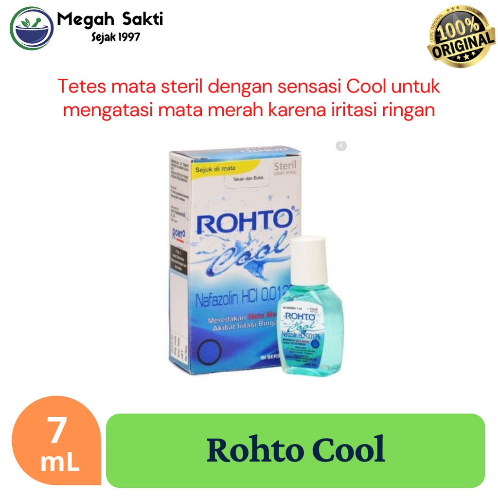 Jual MGS - Rohto Cool Obat Tetes Mata 7 mL | Shopee Indonesia