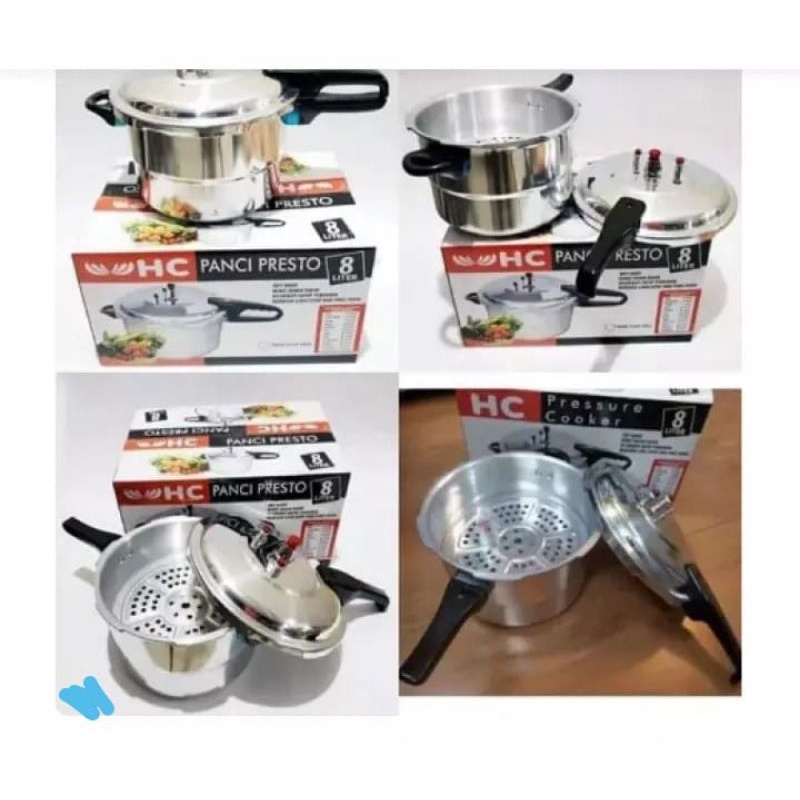 Jual Panci Presto HC 4 Liter / 8 liter / 12 Liter | Shopee Indonesia