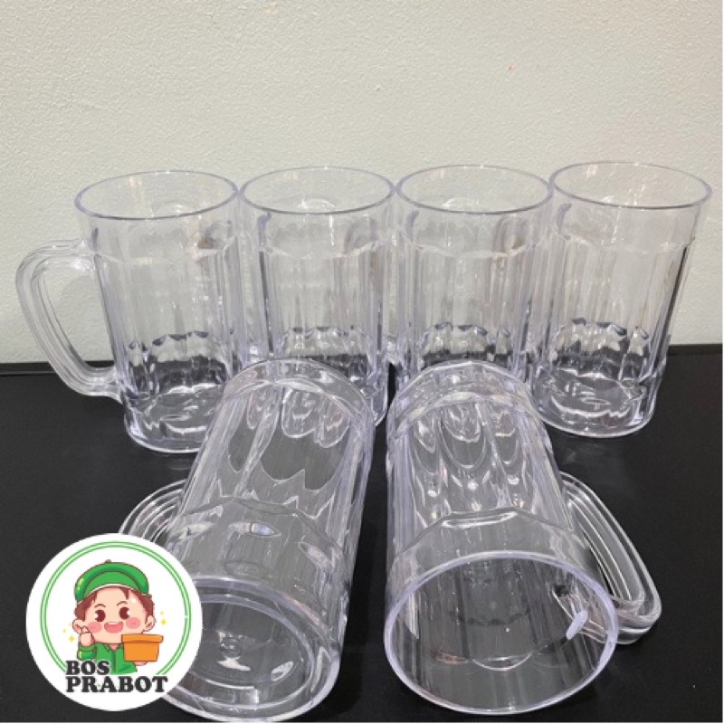 Jual GELAS AKRILIK 500ML / GELAS BEER / GELAS BIR / GELAS MIKA / GELAS ...