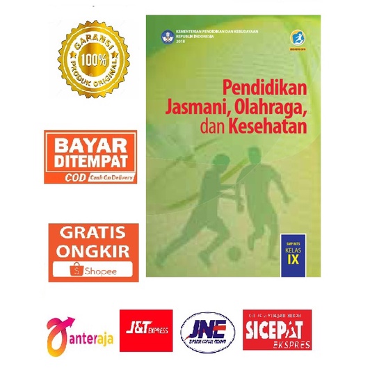 Jual PJOK SMP KELAS 9 KURIKULUM 2013 EDISI REVISI TERBARU - PENDIDIKAN JASMANI, OLAHRAGA DAN ...