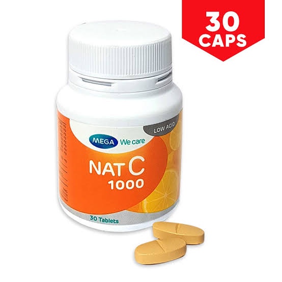Jual MEGA WE CARE VITAMIN NAT C 1000 C 1000MG UNTUK DAYA TAHAN TUBUH ...