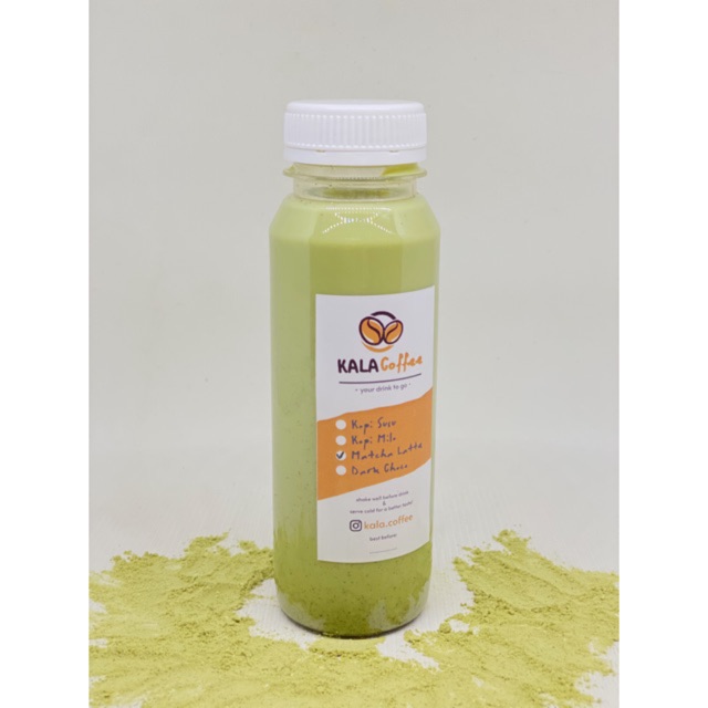 Jual Matcha Latte KALA | Es Matcha Latte Botol Ready To Drink Home Made ...