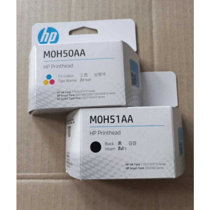 Jual Print Head Cartridge HP GT5810 GT5820 M0H50A Black + Color (1 SET ...