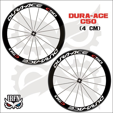 Jual Stiker Decal Rims Dura Ace C50 Lebar 4cm | Shopee Indonesia
