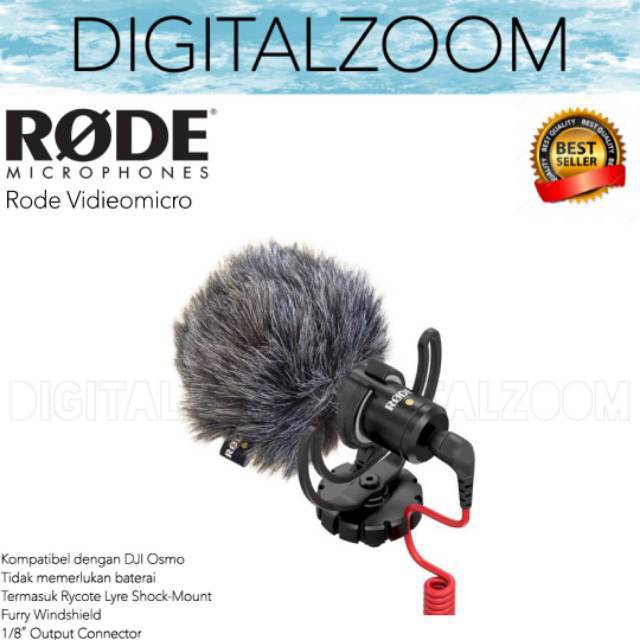 Jual Rode Vidieo Micro - Mic Rode - Original | Shopee Indonesia