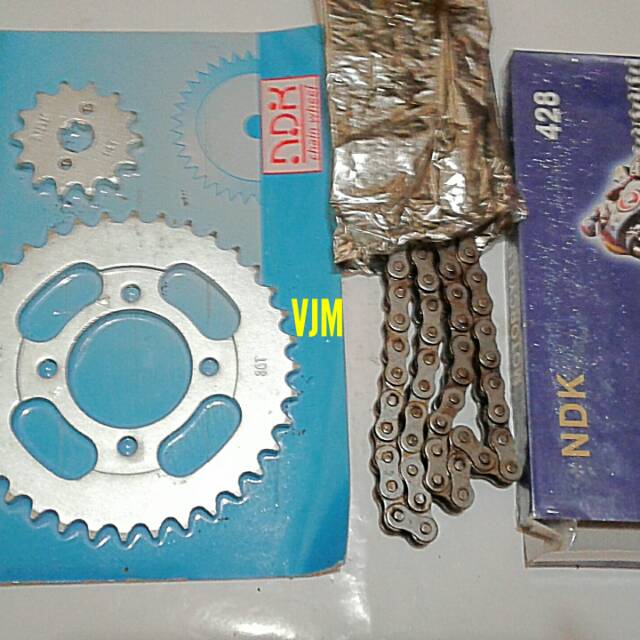 Jual PAKET PROMO MURAH GEAR SET GIR PAKET PLUS RANTAI GRAND LEGENDA PRIMA 36T - 14T - 100L ...