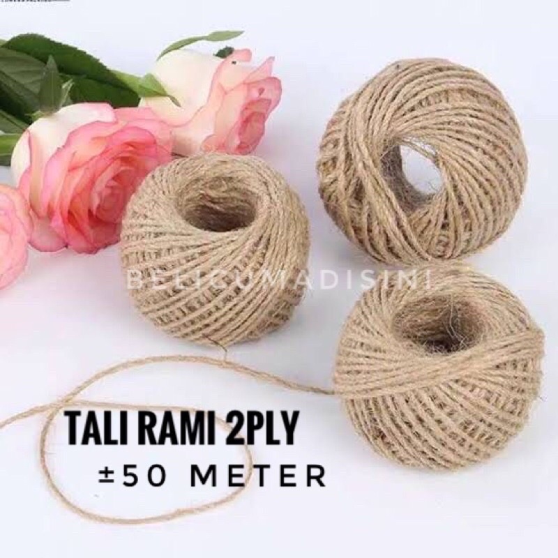 Jual Tali Rami / Goni ukuran 2 PLY Panjang ±50 Meter | Tali Goni ...