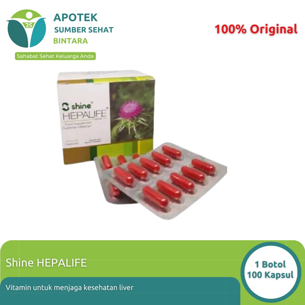 Jual Shine Hepalife Menjaga Kesehatan Fungsi Liver Untuk Hepatitis ...