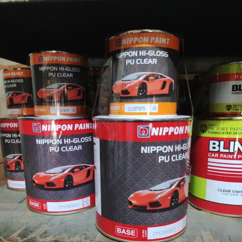 Jual CLEAR NIPPON HI-GLOSS PU CLEAR 1.L HARDENER PU 200 ML | Shopee ...