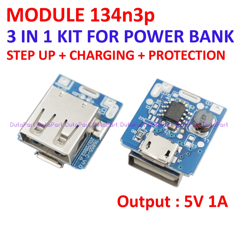 Jual Module 3IN1 Step Up Plus Charging Plus Protection Kit For Power ...