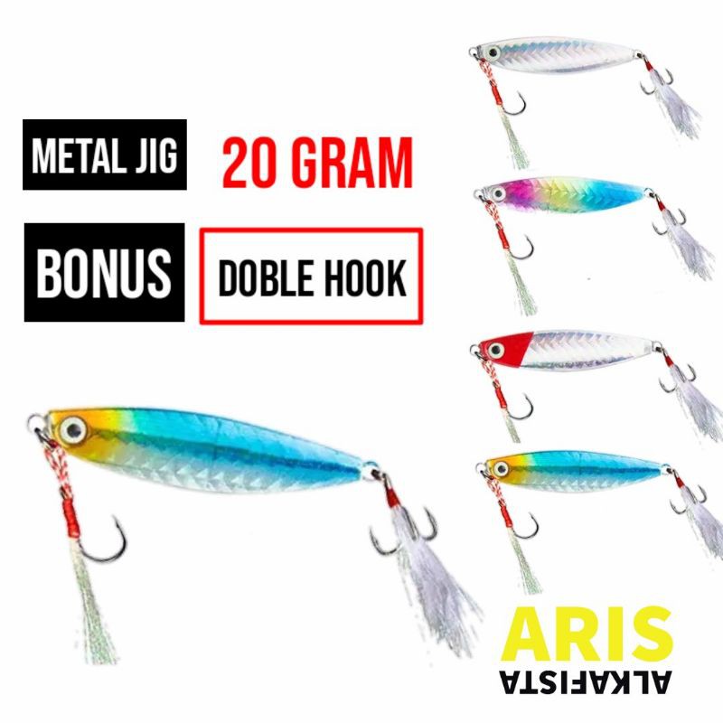 Jual Umpan Mancing Metal Jig 20 Gram | Shopee Indonesia