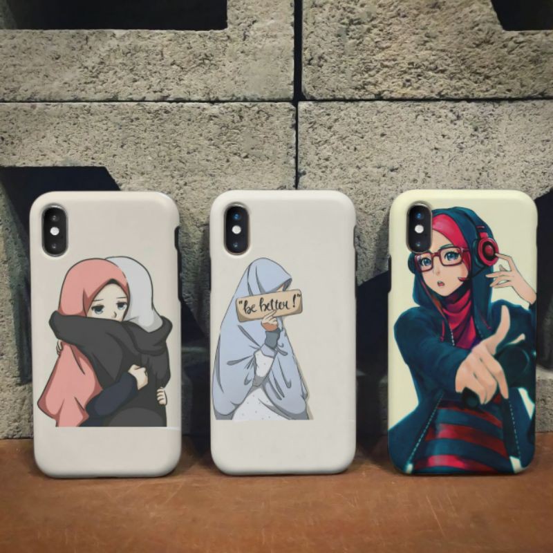 Jual CASE HP BISA CUSTOM HIJAB SERI ALL TYPE | Shopee Indonesia