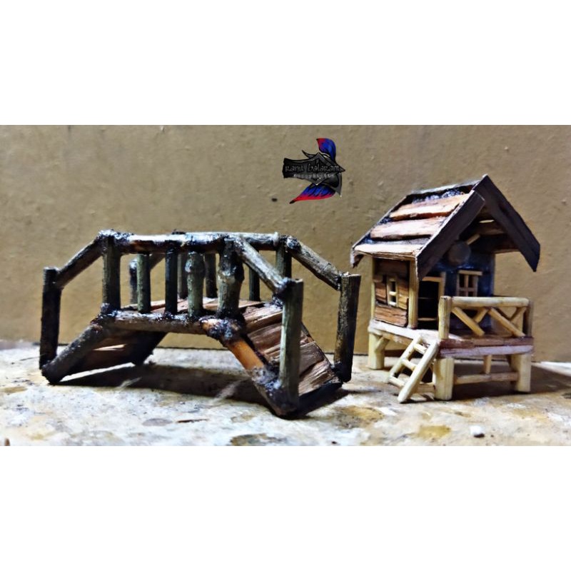 Jual MINIATUR RUMAH SUPER MINI + JRMBATAN TUA NATURAL LOOK | Shopee ... Jual MINIATUR RUMAH SUPER MINI + JRMBATAN TUA NATURAL LOOK | Shopee ...
