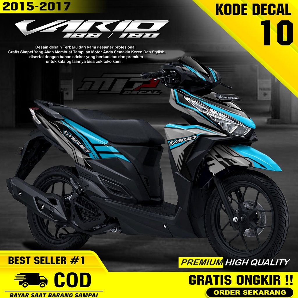 Jual (BISA COD) Decal Sticker Vario led 125 150 full body - Dekal Stiker Striping lis Vario 2015 ...