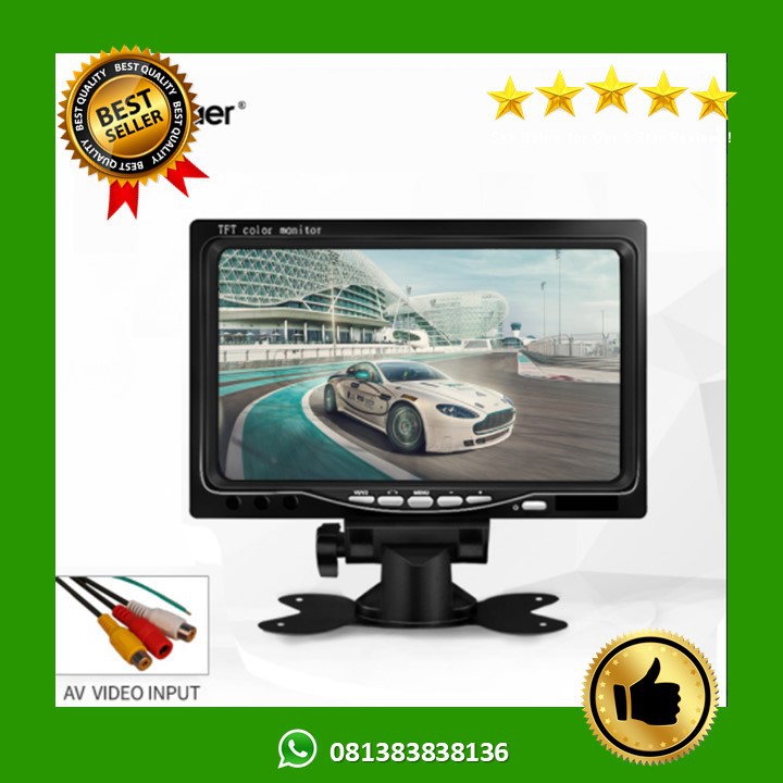 Jual LCD Monitor Mobil 7 Inc Layar Monitor Mobil TFT LCD 7 Inch Monitor ...