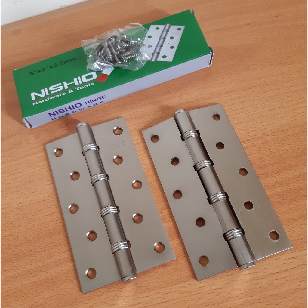 Jual Engsel Pintu Besi 5 Inch SN ( Silver ) 2,5 MM / ENGSEL BESI 5 INCH ...