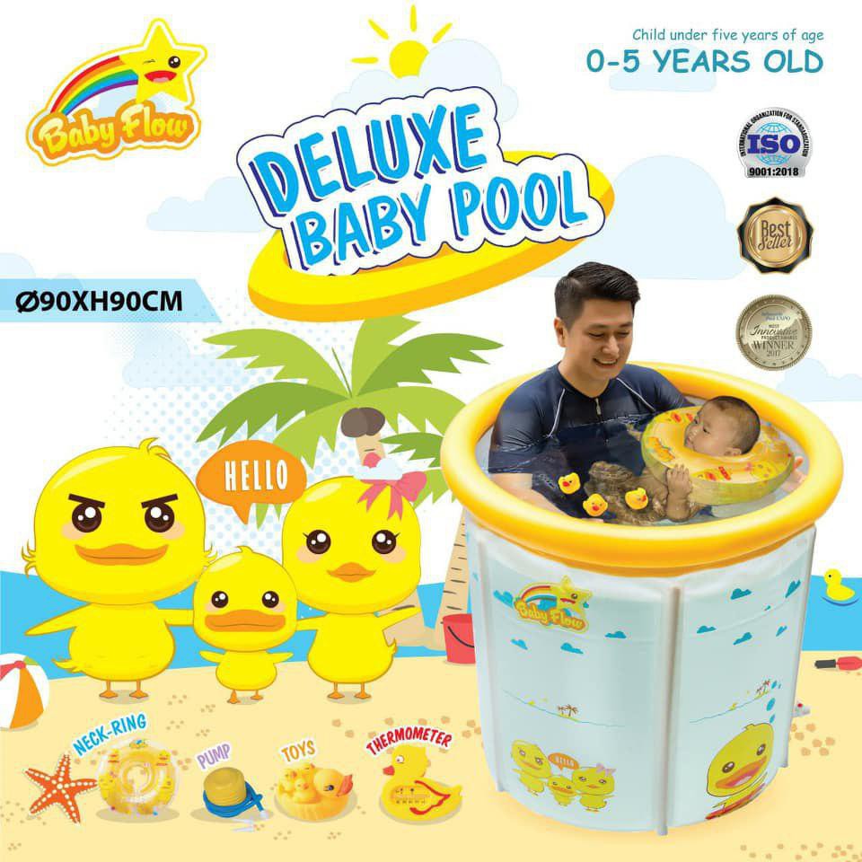 Jual Baby Spa Baby Flow|Kolam Bayi Baby Spa|Baby Flow Duck Deluxe 90x90 ...