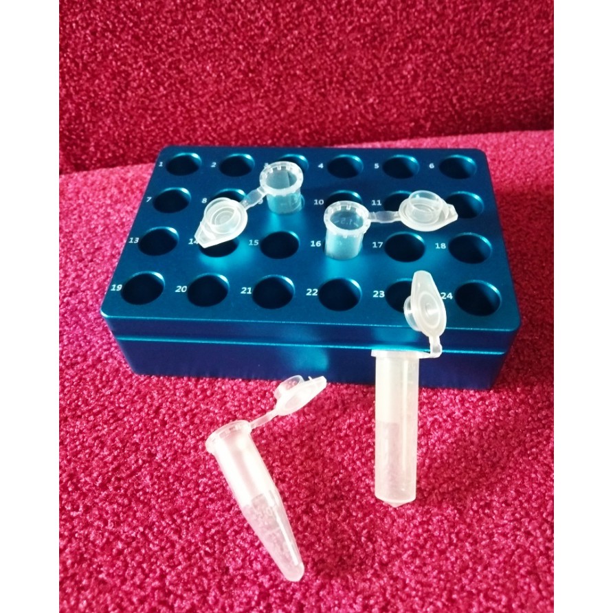 Jual Microtube 1,5/2ml Cooling Rack 24 hole | Shopee Indonesia