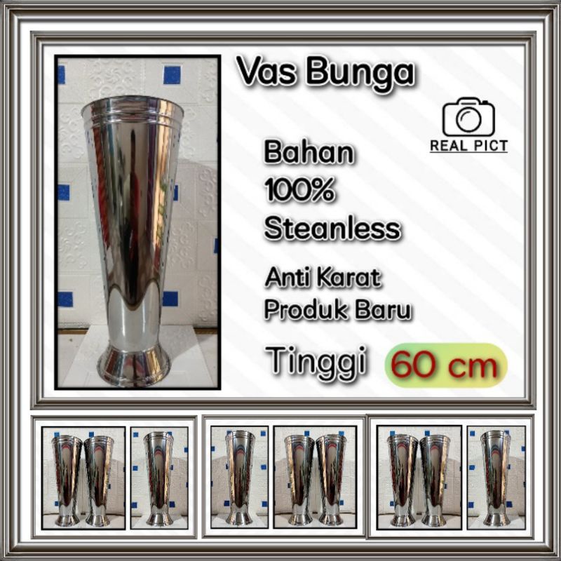 Jual VAS BUNGA DEKORASI / POT BUNGA DEKORASI ( Tinggi 60 cm ) | Shopee ...