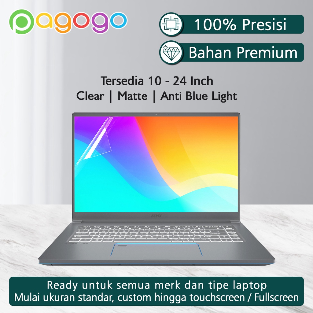 Jual Premium Screen Guard Protector Laptop 10 11 12 13 14 15 inch Anti ...