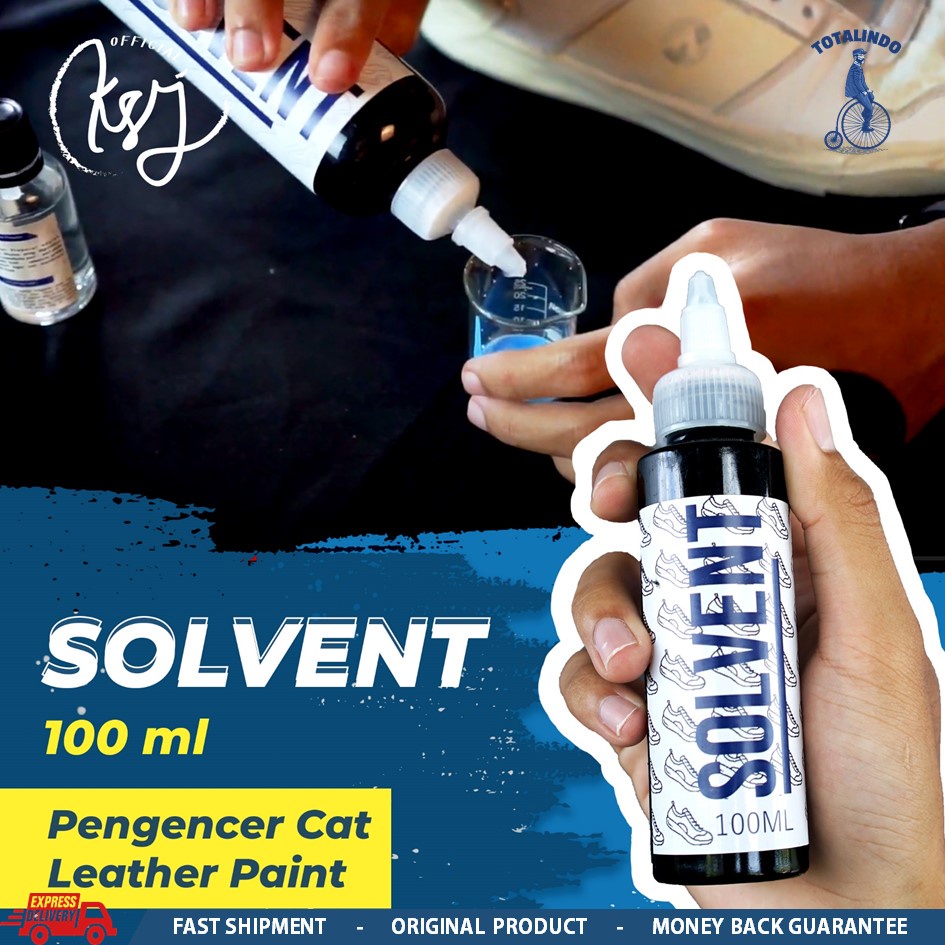 Jual Leather Paint Solvent Thinner / Pengencer Cat Kulit Sepatu & Tas ...
