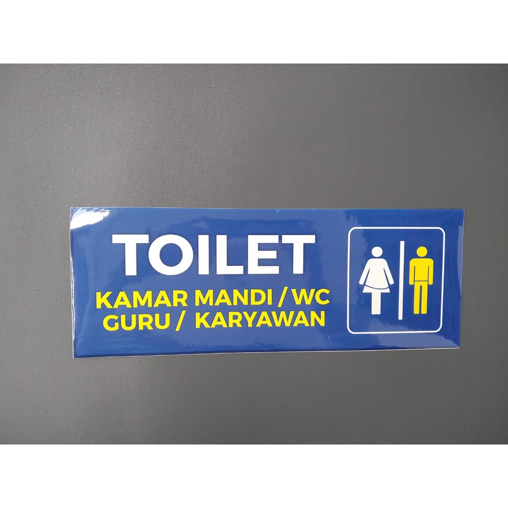Jual Sticker Toilet | STIKER TOILET - KAMAR MANDI- WC UNTUK GURU ...