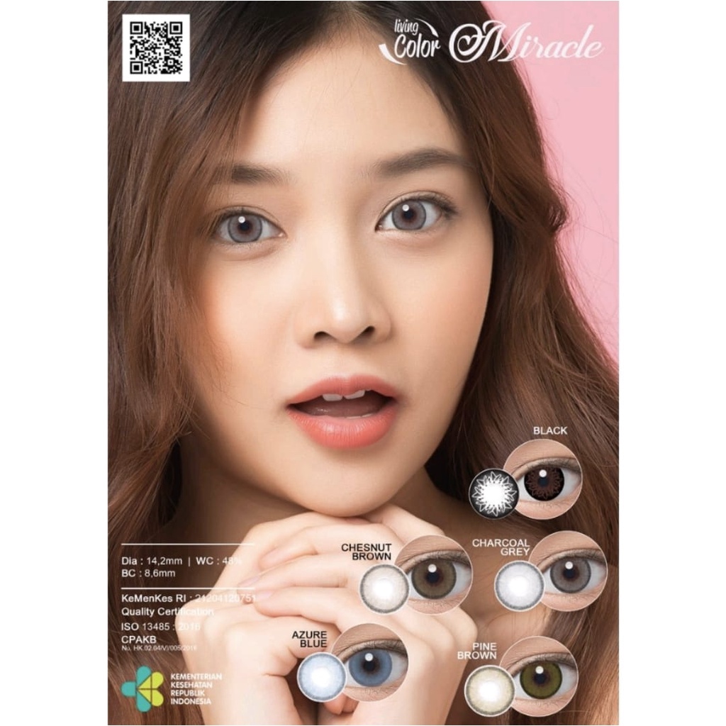 Jual PAKET SOFTLENS MIRACLE NORMAL DIAMETER 14.2mm + CAIRAN BY LIVING ...