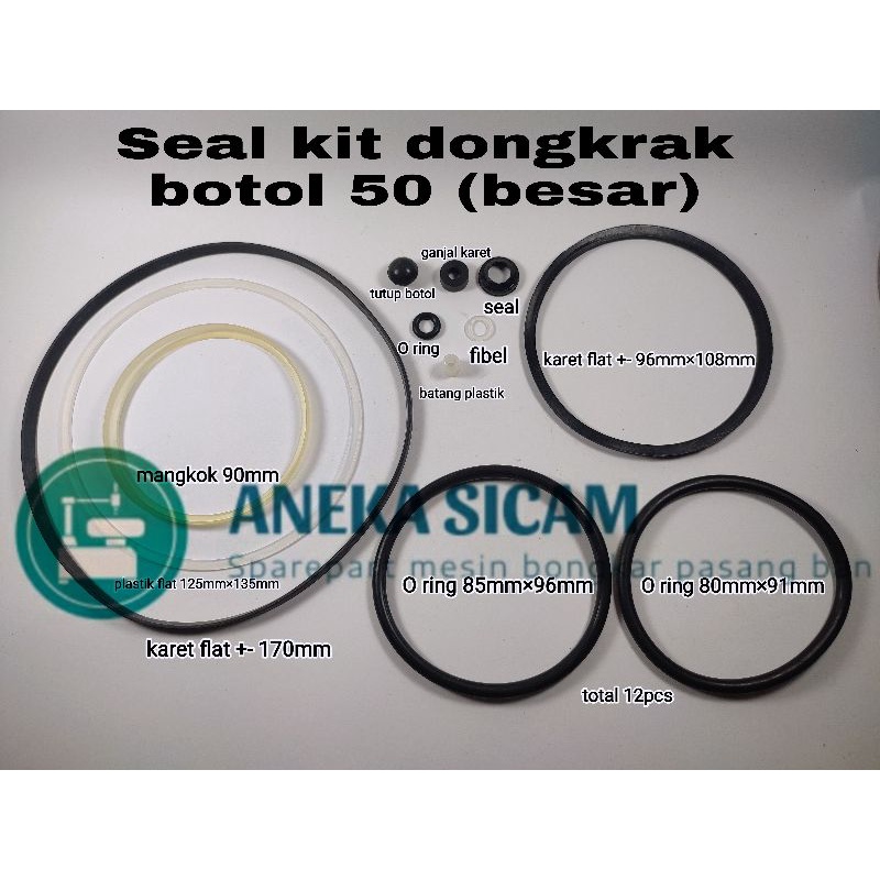 Jual Seal kit dongkrak botol 50 TON(Besar) | Shopee Indonesia