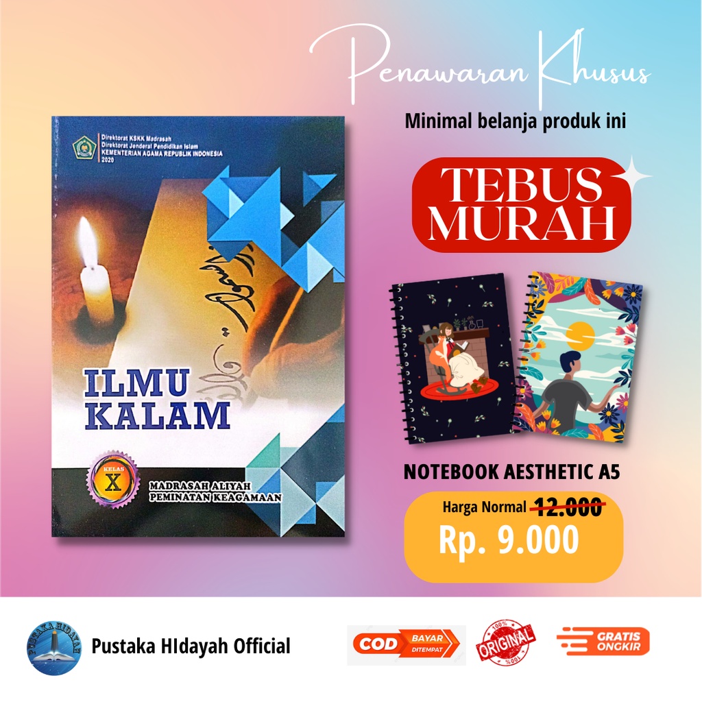 Jual Buku Siswa ILMU KALAM Peminatan Kelas 10 Madrasah Aliyah - KEMENAG | Buku Pendidikan Agama ...