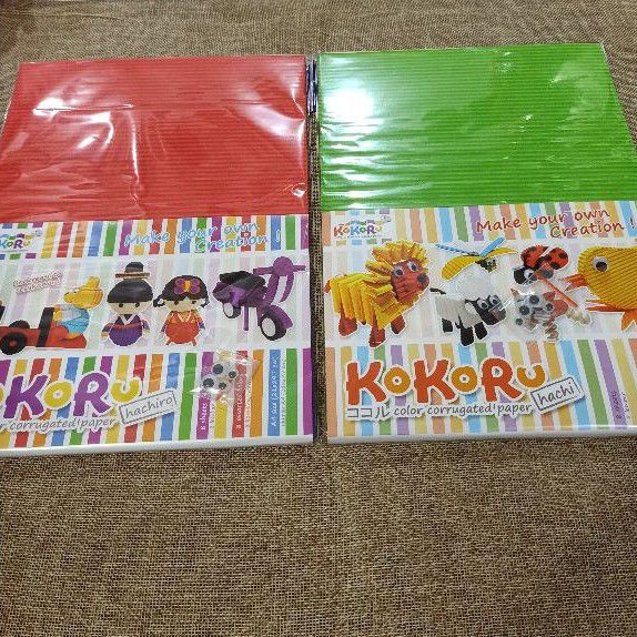 Jual Kertas Kokoru A4 Hachi Hachigo Hachiro / Corrugated Paper Kokoru ...