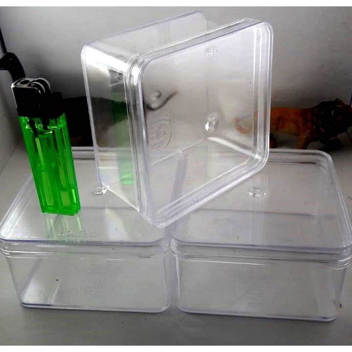 Jual kotak dessert box 9 x 9 x 5 cm cup puding tiramisu box dessert ...