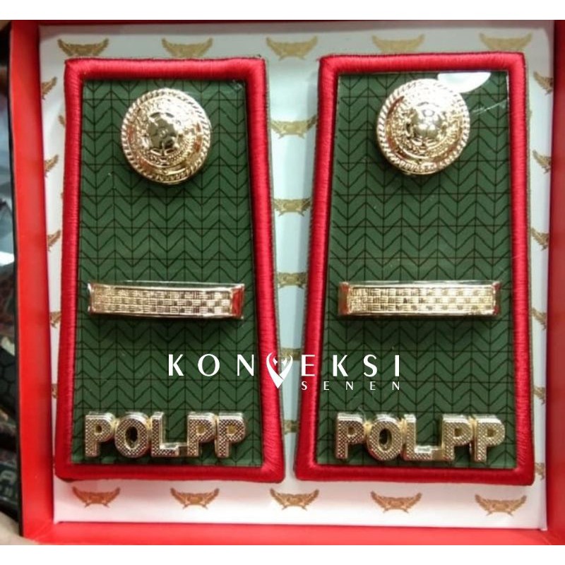 Jual PANGKAT PDH POL PP TERBARU GOL 3A LIST MERAH | Shopee Indonesia