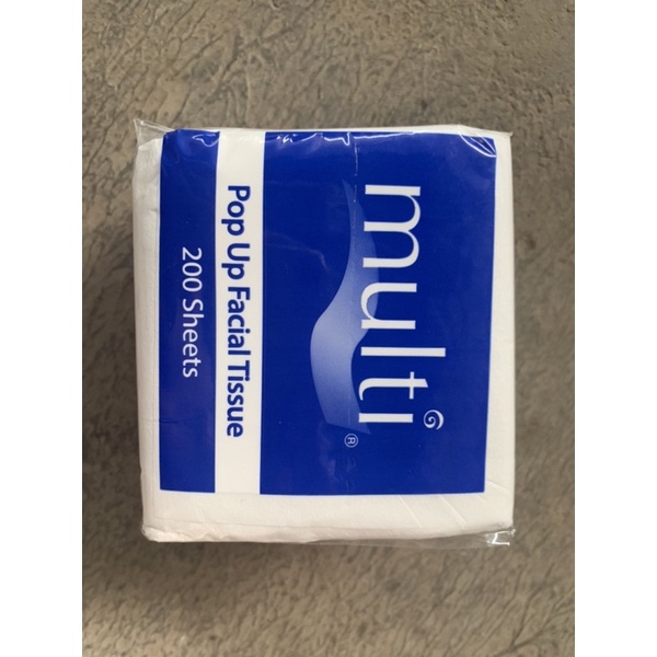 Jual Tissue MULTI facial pop up / Tissue multi 200 sheet / tisu multi ...