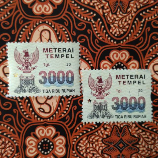 Jual Materai 3000 Tahun 2003, 2004, dan 2005 Original - MTR020 | Shopee ...