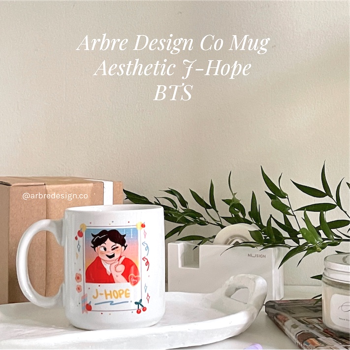 Jual Arbre Design Co Mug Aesthetic BTS J-Hope | Shopee Indonesia