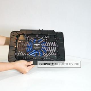 Jual Coretech Unofan Cooling Pad Kipas Fan Pendingin Laptop Portable ...