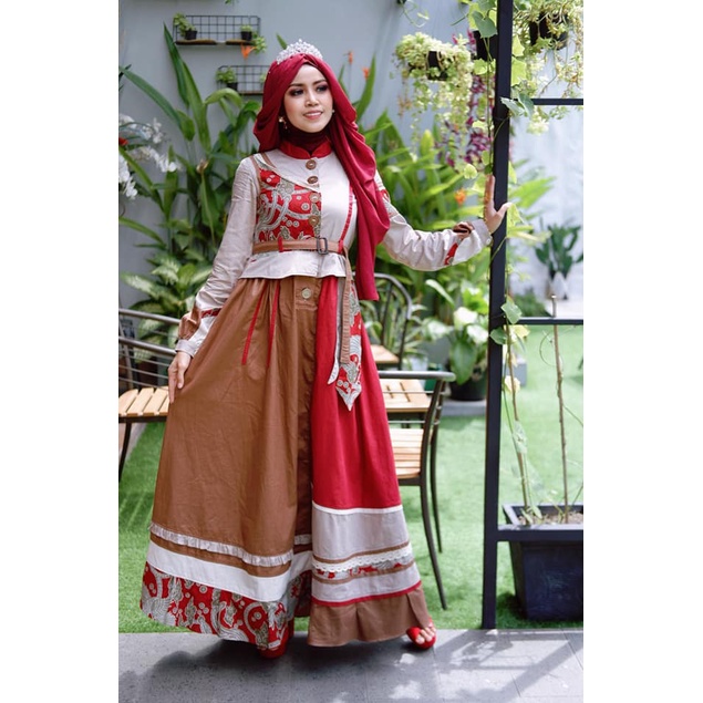 Jual ESME ART OF JAVA E-080102/ GAMIS BATIK UNIK / BATIK ESME | Shopee ...
