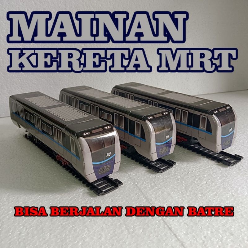 Jual Kereta api indonesia MRT-mainan miniatur kereta MRT | Shopee Indonesia