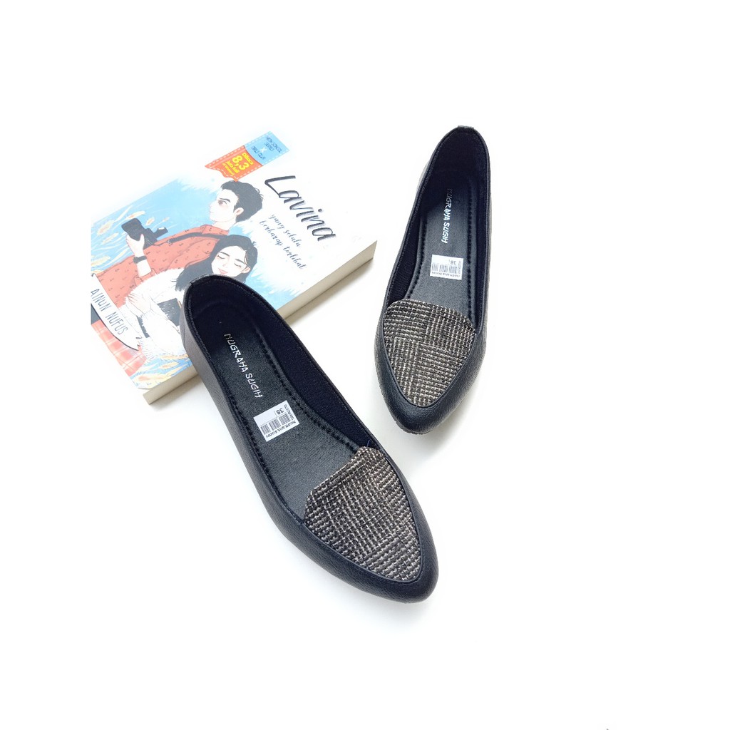 Jual Sepatu Wanita Flat Shoes Pansus Pentopel flatshoes Sepatu Kerja ...