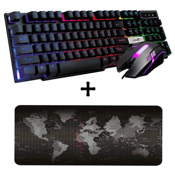 Jual Paket Keyboard Mouse Alas Gaming | Shopee Indonesia
