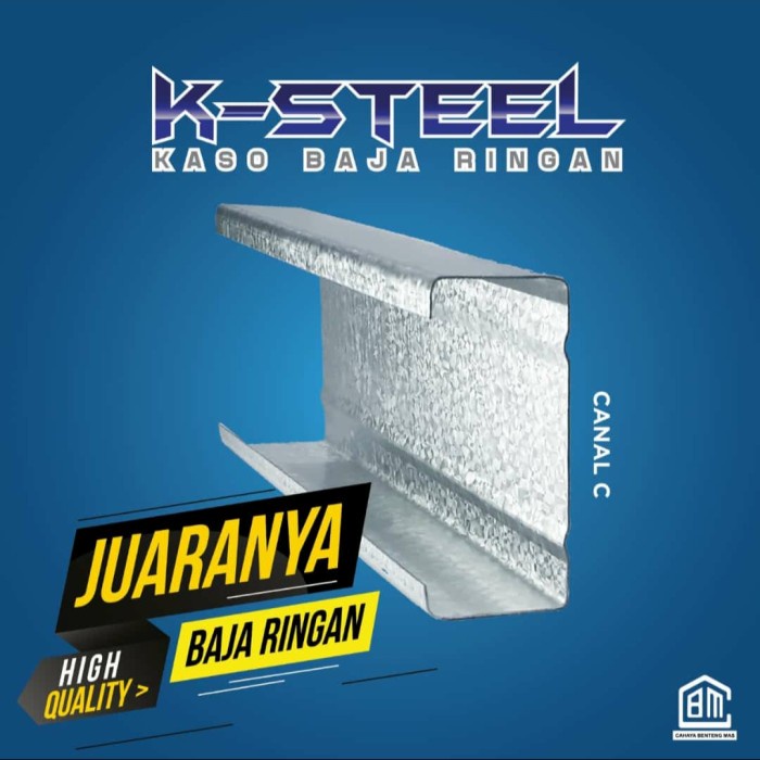 Jual C TRUSS BAJA RINGAN C75 TEBAL 1 mm x 6 Meter | Shopee Indonesia