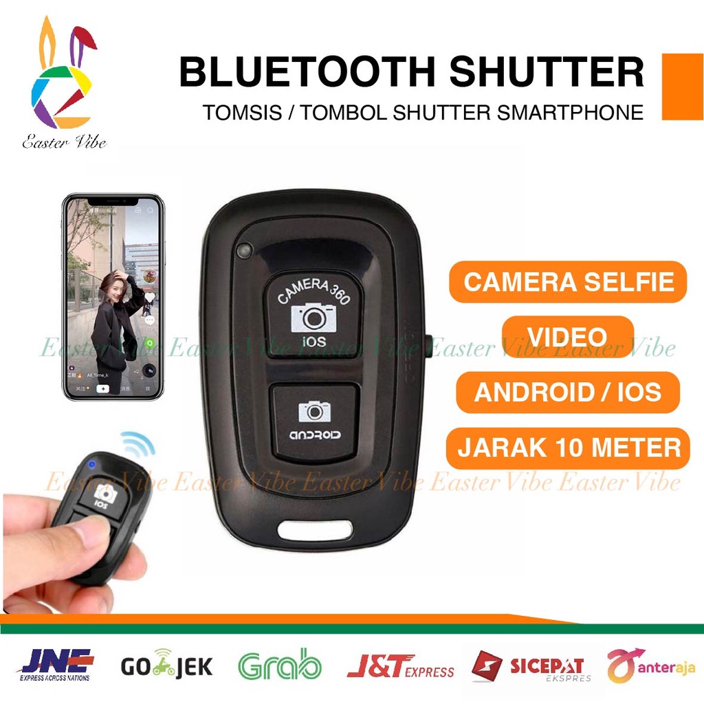Jual BLUETOOTH SHUTTER REMOTE TOMSIS | Shopee Indonesia