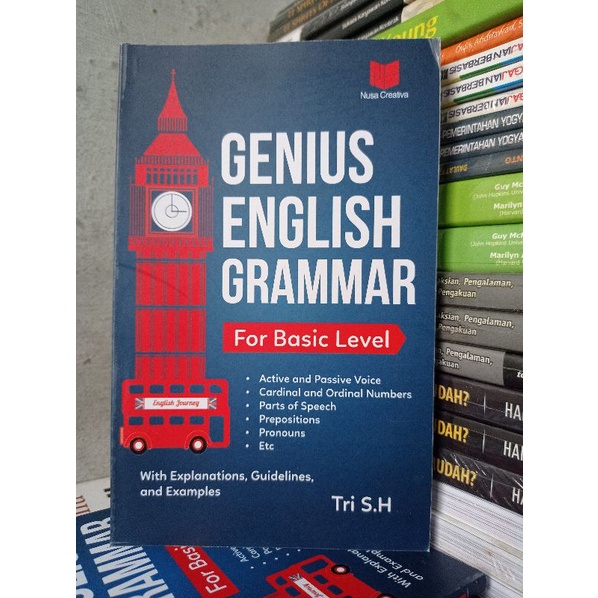 Jual Buku Genius English Grammar : For Basic Level | Shopee Indonesia