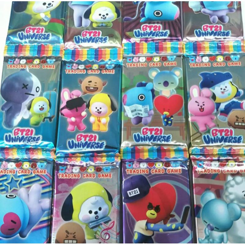 Jual Kartu Mainan Kartu BTS BT21 ( 1 Bungkus isi 10 Kartu ) | Shopee ...