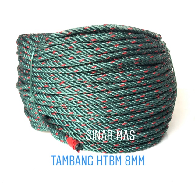 Jual TALI TAMBANG 8MM HTBM/TAMBANG PLASTIK 8MM HTBM KUAT | Shopee Indonesia