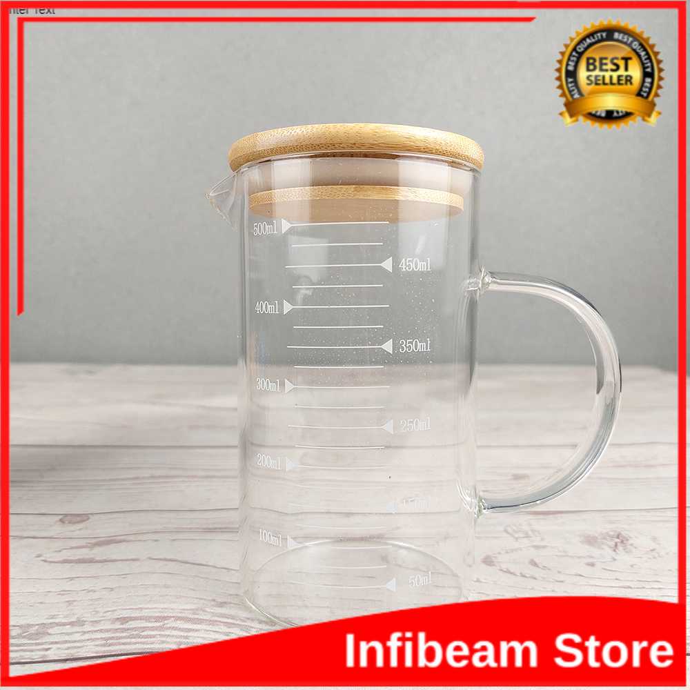 Jual HOMELIFE Cangkir Gelas Takar Ukur Measuring Cup Glass - GG-18 ...