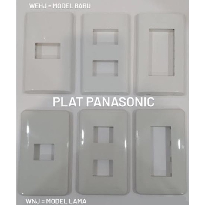 Jual Plat Lama/Baru Panasonic WEHJ baru / WNJ lama Plat 1/2/3 lubang | Shopee Indonesia
