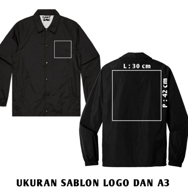 Jual Jaket coach custom satuan/Gratis design/Jaket premium parasut ...